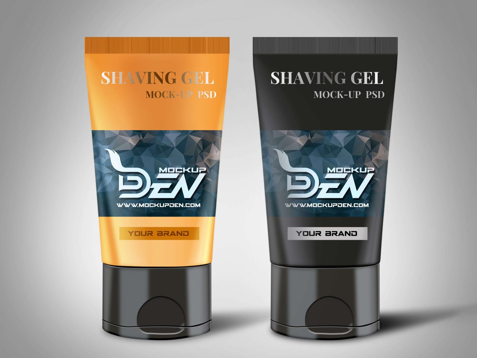 FREE Shaving Gel Packaging Mockup PSD