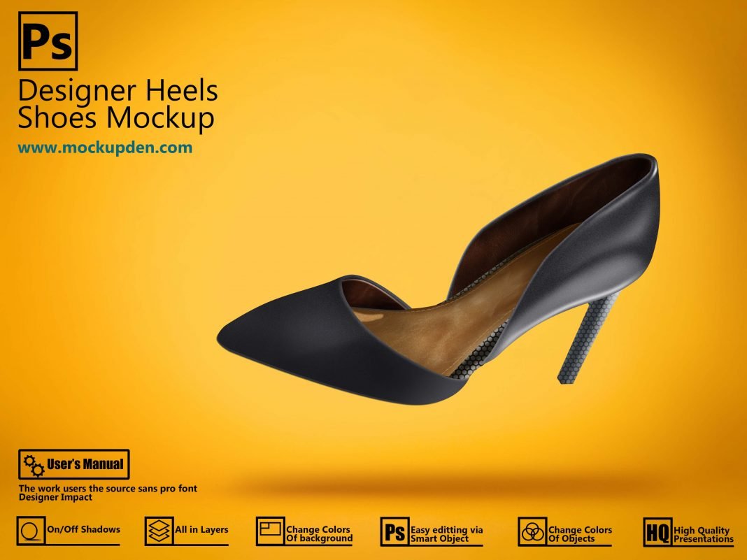 Shoe Mockup | Free New Trendy Shoe PSD Design Template 2020