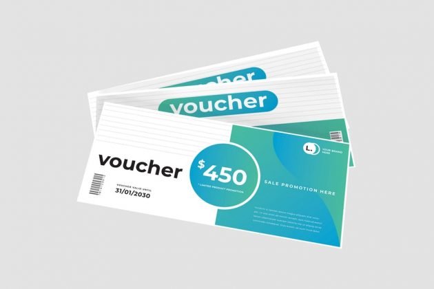 30+ Free Voucher Mockup Stunning PSD Design Templates