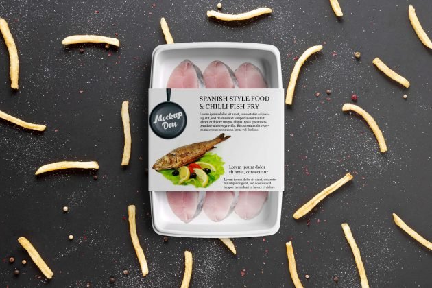 Free Rectangle Food Container Mockup | Mockupden