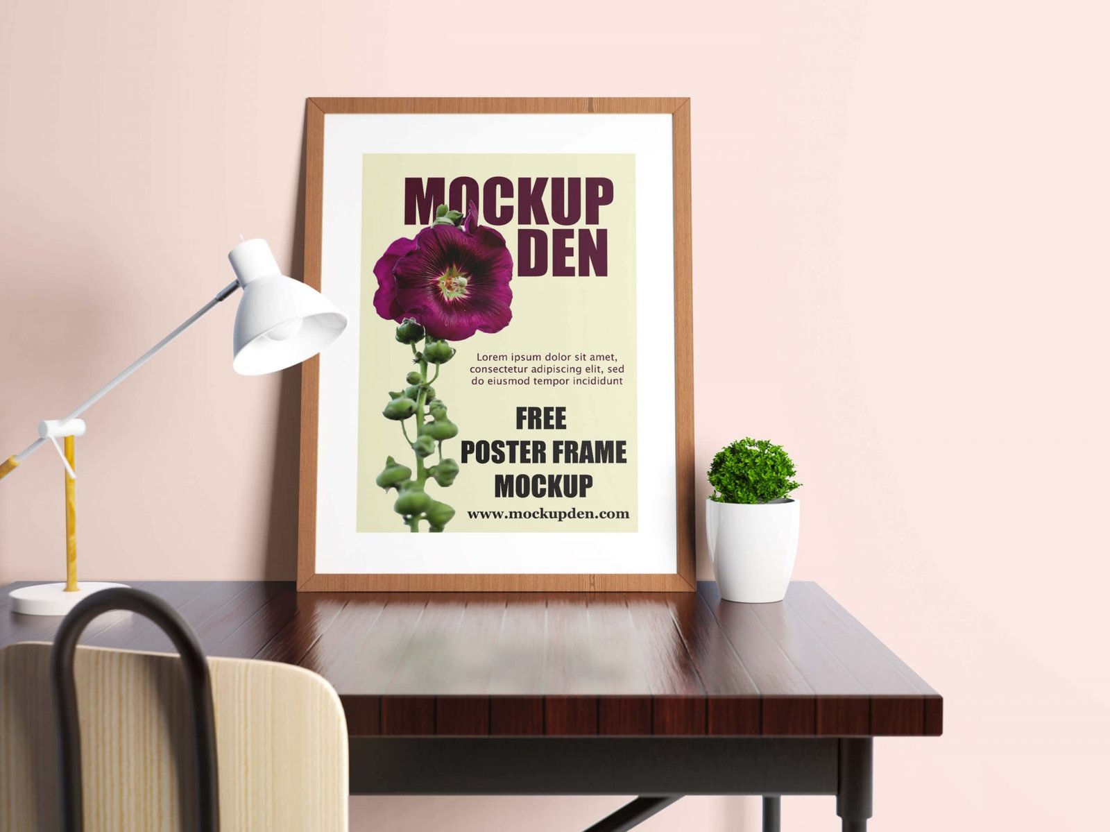 60+ Hand Picked Free Poster Mockup PSD Template for Designer