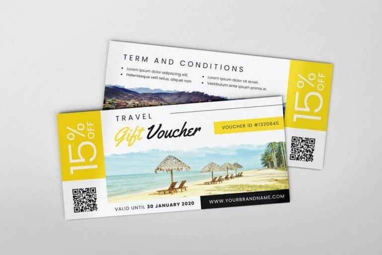 30+ Free Voucher Mockup Stunning PSD Design Templates