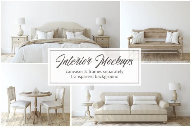 25+ Creative Interior Design Mockup Free Templates 2020
