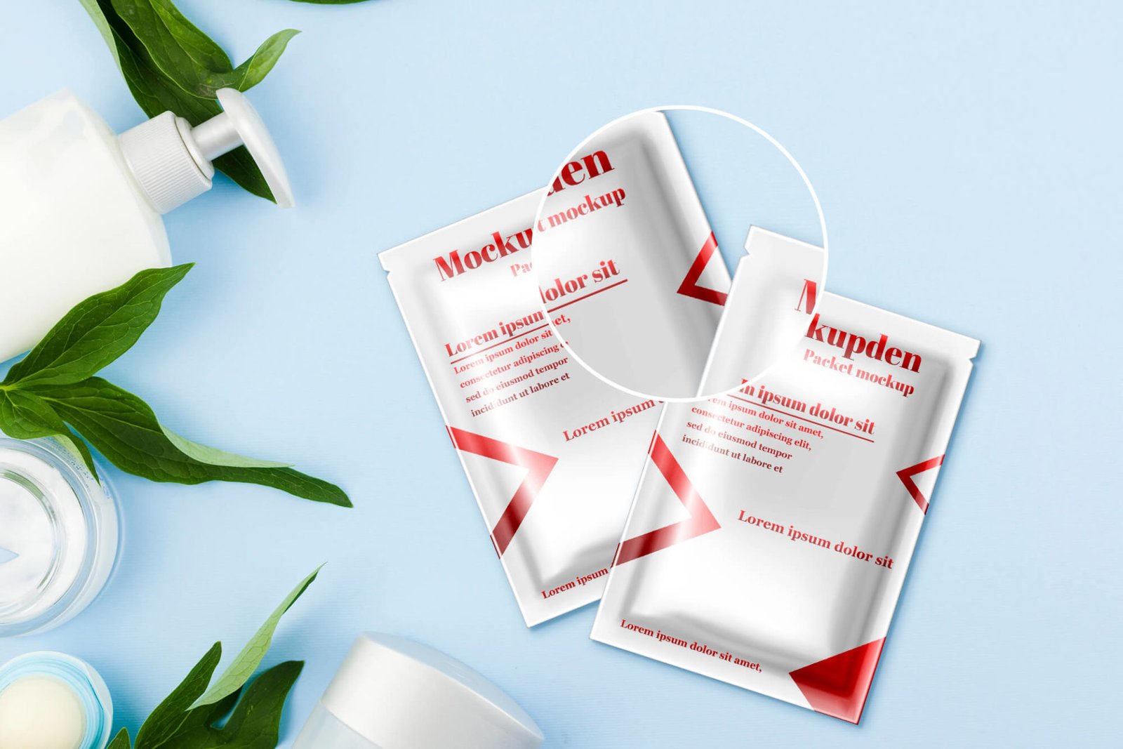 Free Minimal Packet Mockup PSD Template| Mockuden Exclusive