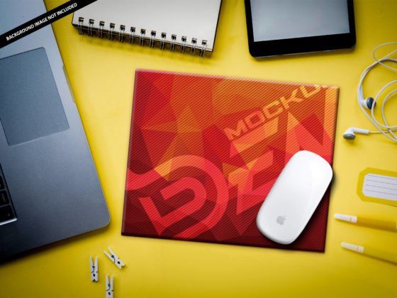 25+ Best FREE Mouse Pad Mockup PSD Templates - Mockup Den