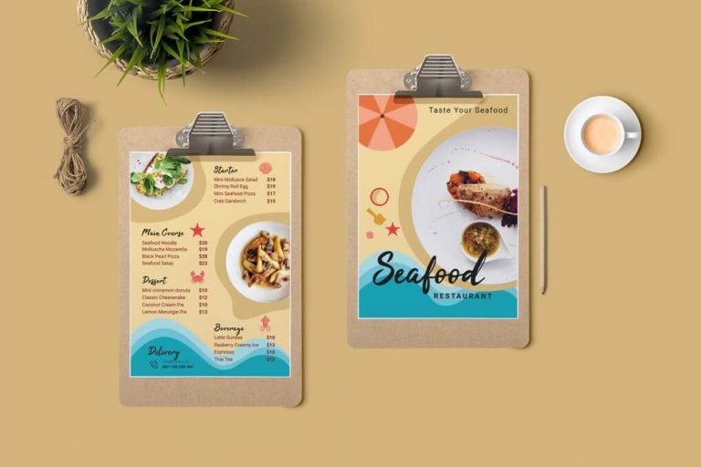 38+ Free Restaurant Menu Mockup PSD Templates For Branding