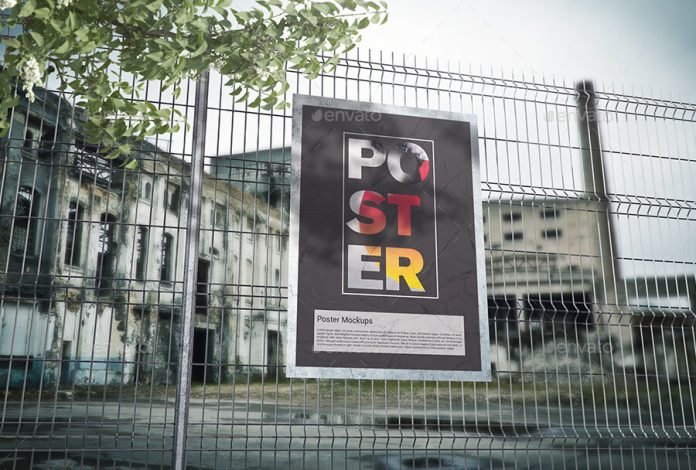 40+ Outstanding Free Street Poster Mockup PSD Templates