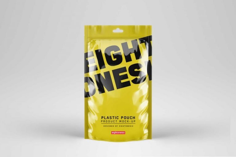 Plastic Pouch Mockup | 30+ Unique PSD & Vector Design Template