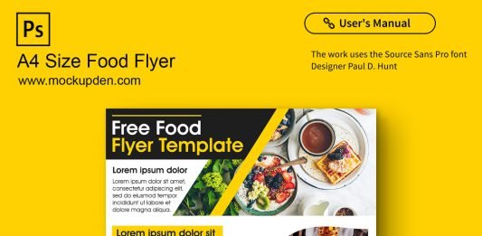 15+ Best Free Flyer Mockup PSD Template - Mockup Den
