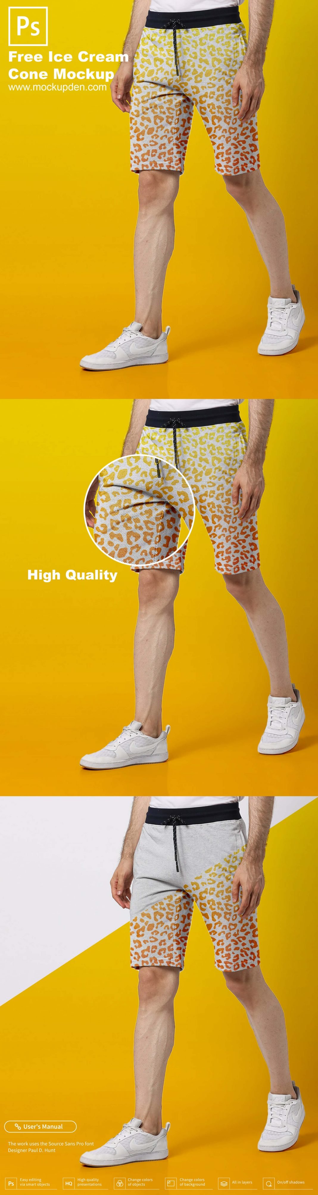 21+ Fantastic & Trendy Shorts Mockup PSD Templates