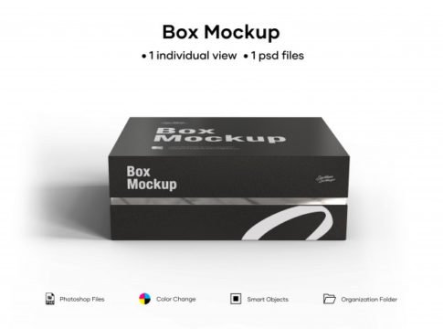 20+ Creative Free Mailing Box Mockup PSD Templates