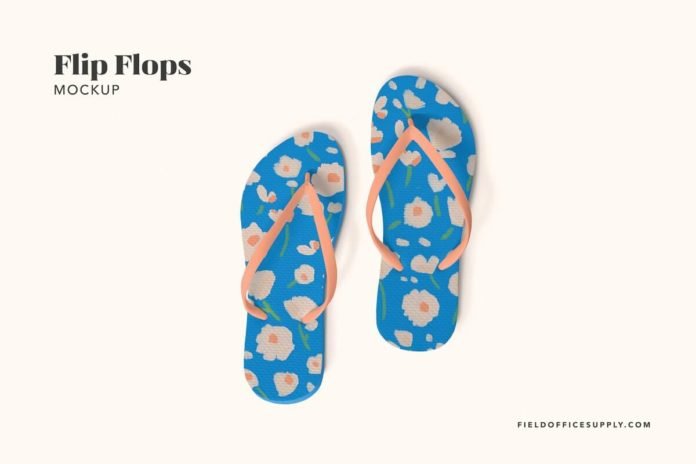 20+ Free Stylish Flip Flops Mockup PSD Templates - Mockup Den