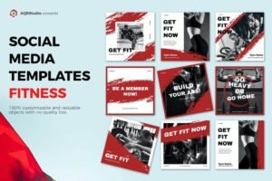 19+ Breathtaking Workout Scene Gym Mockup PSD Templates