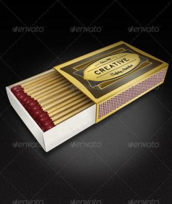 17+ Best Free Match Box Mockup PSD Templates, | Safty & Open
