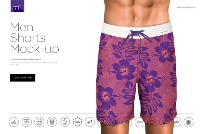 21+ Fantastic & Trendy Shorts Mockup PSD Templates
