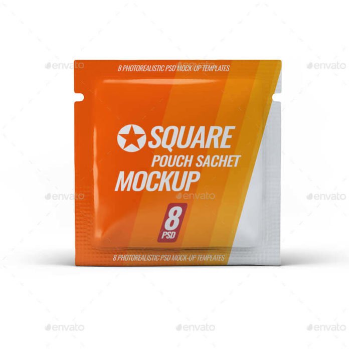 Sachet Mockup | 30 Creative Soap, Chocolate, Aluminum Sachet Package