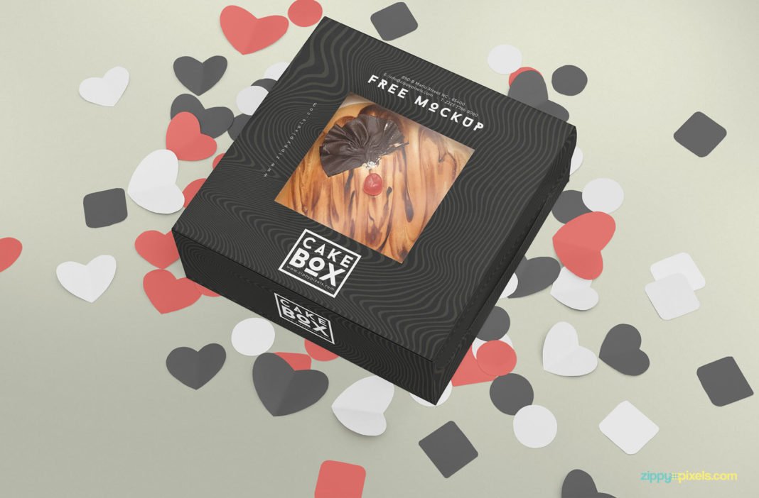 Best Cake Box Mockup | 30+ Free & Premium Cake Packaging PSD