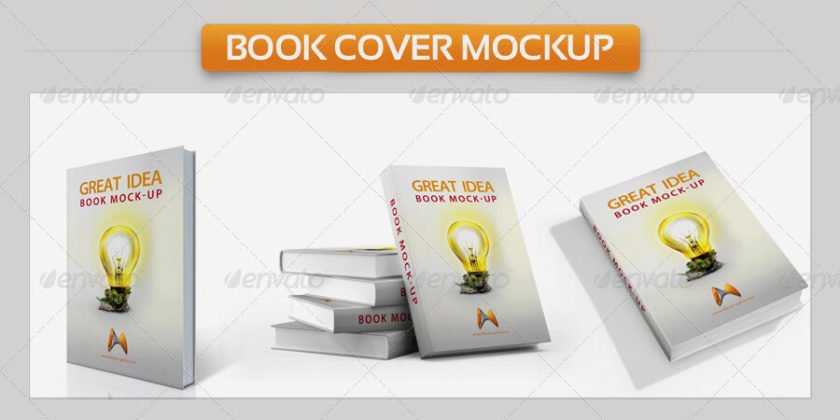 41+ Free New Book Cover Mockup PSD Templates 2020