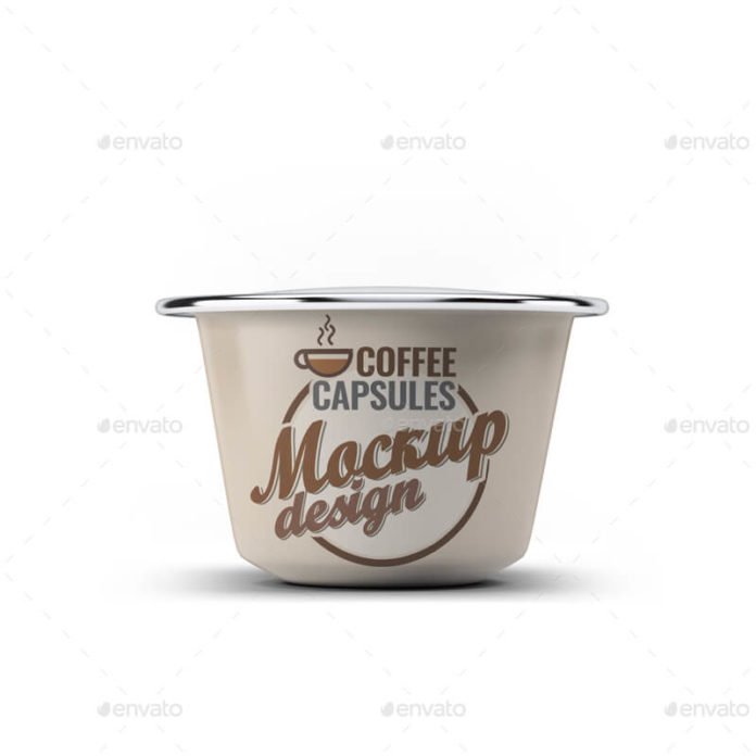 11+ Trendy Coffee Capsule Mockup PSD Template | Mockup Den