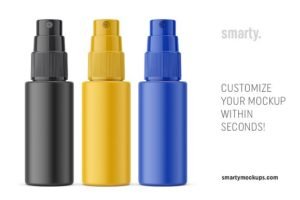 Spray Mockup | 50+ Free Spray Bottle PSD Mockup Templates