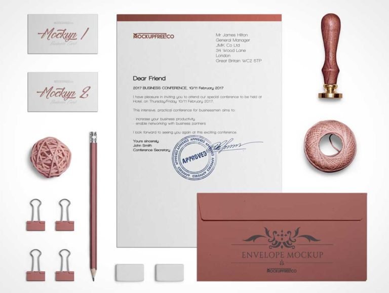 24+ Free Creative Stamp Mockup PSD Template For Designers
