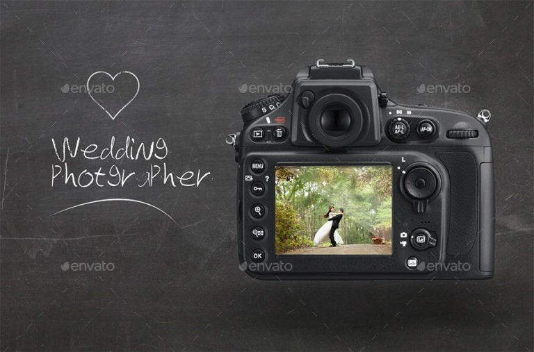 40+ Most Creative Free Camera Mockup PSD, Vector Templates