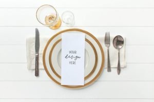 30+ Dinner Set Mockup PSD Free & Premium Templates