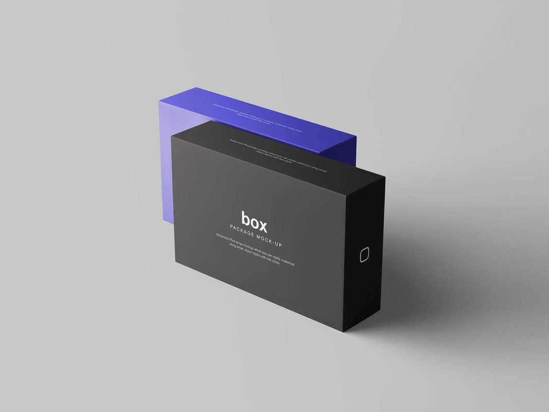 Free Box Packaging Set Mockup PSD Template | Mockup Den