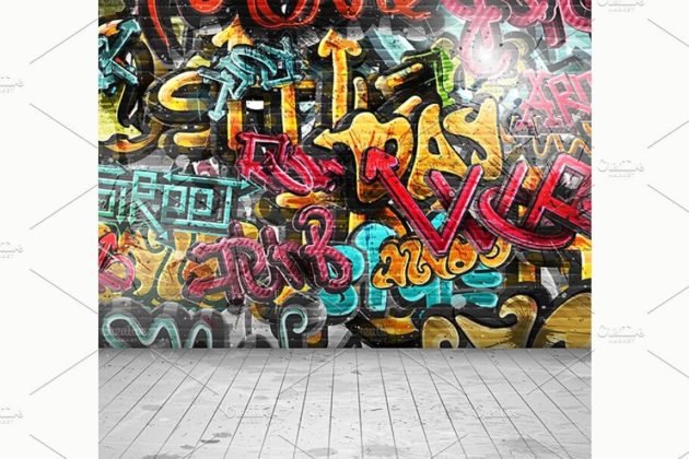18+ Attractive Graffiti Art Effect Mockup PSD Templates