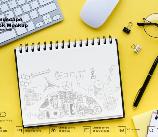 101+ Best Free Paper & Books PSD Templates | Mockupden