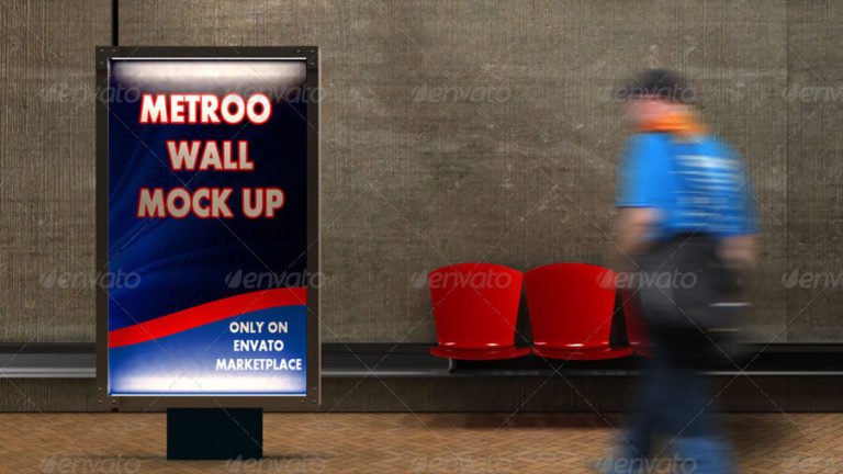 Metro Mockup | 40+ Free Metro Scene PSD, Vector Template for Download