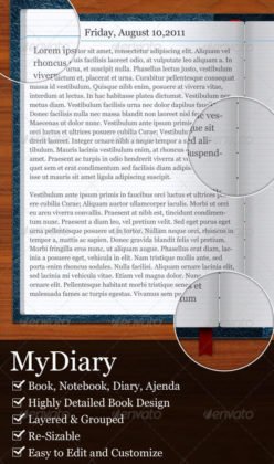 Diary Mockup | 40+ Diary PSD, Vector, AI Design Templates for Designers