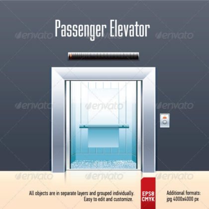 20+ Free Elevator Mockup PSD Templates- Mockup Den