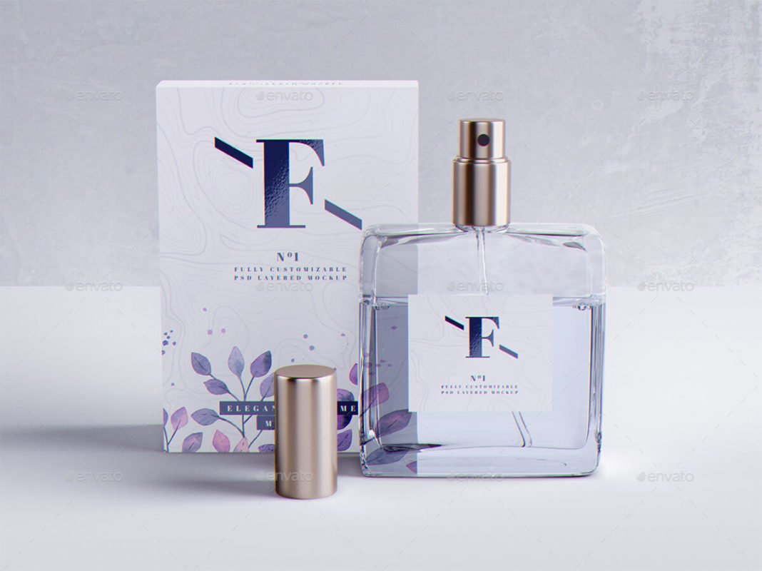 51+ Stunning Free Perfume Bottle Mockup PSD templates