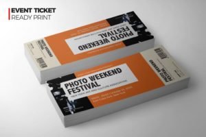 34+ Best Free Daily & Event Ticket Mockup Templates in PSD, AI & Vector