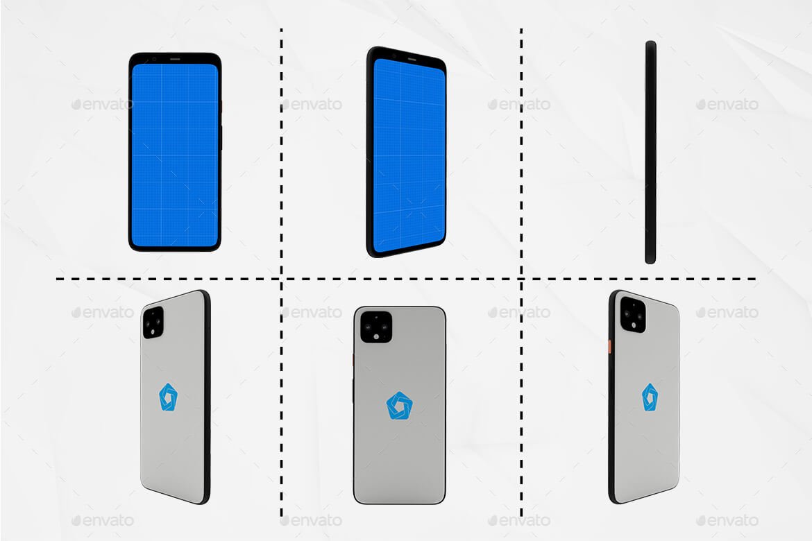 11+ Stunning Free Pixel 4 mockup PSD Design Template