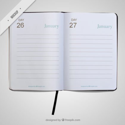 Diary Mockup | 40+ Diary PSD, Vector, AI Design Templates for Designers