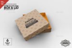 28 +Free Small Box Mockup PSD Template for Packaging