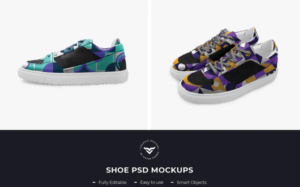 Shoe Mockup | Free New Trendy Shoe PSD Design Template 2020