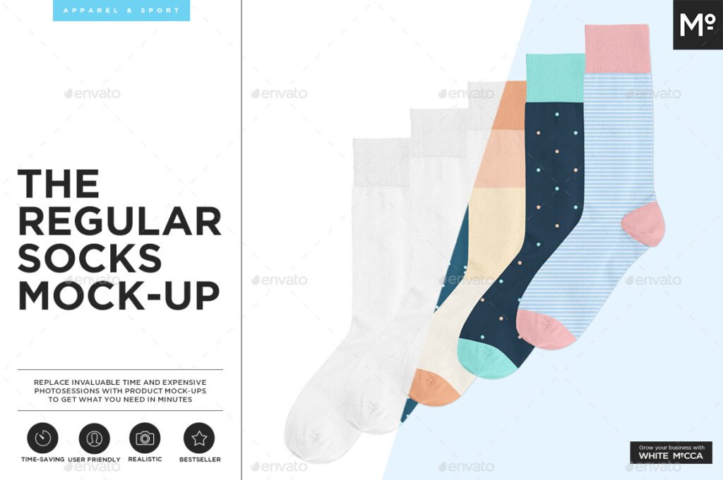 Socks Mockup | 40+ Socks PSD & Vector Templates Free & Premium