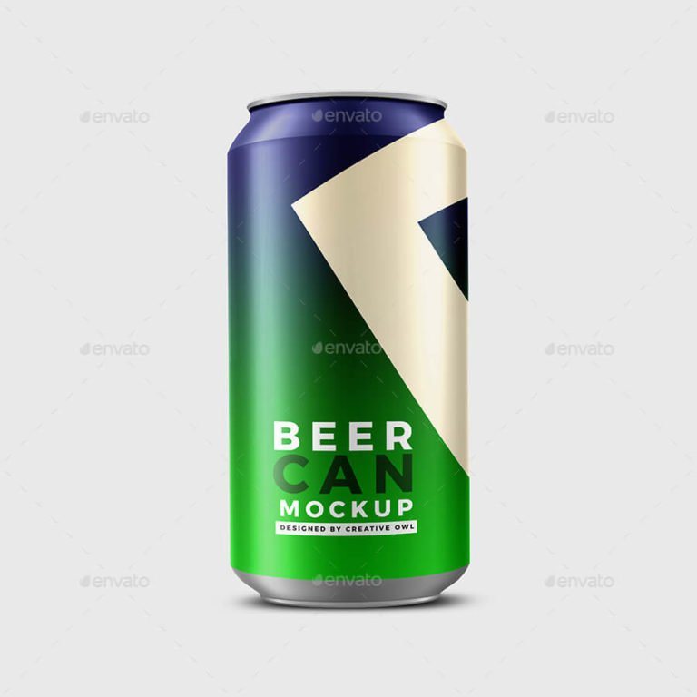 Beer Can Mockup | 30+ Wonderful Beer & Soda Can PSD and Vector