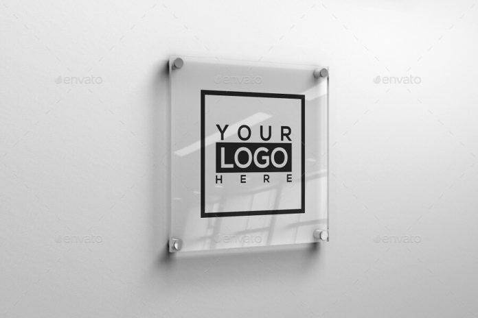 22+ Creative Free Glass Logo Mockup PSD Templates
