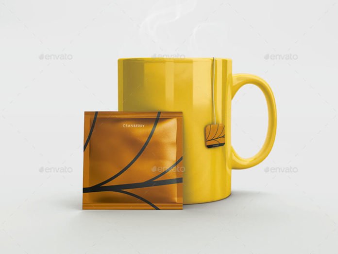 20+ Attractive Tea Packaging Mockup PSD Template - Mockup Den