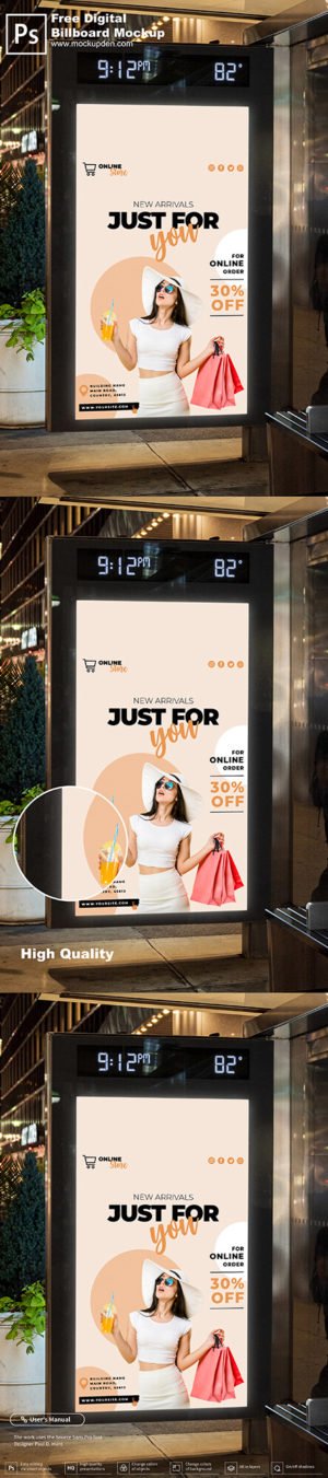 27+ Best Promotional Kiosk Mockup PSD Templates - Mockup Den
