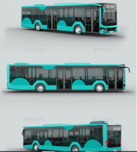 Bus Mockup | 50+ Free Bus Advertising PSD & Vector Templates