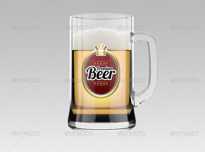 42+ Breandable Free Beer Glass Mockup PSD & Vector Templates