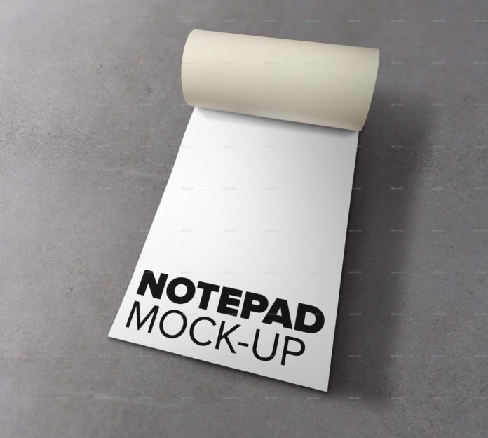Free Notepad Mockup | 21+ Spiral, Plain Notebook PSD Templates