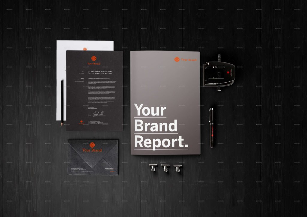 32+ Stunning Free Corporate Identity Mockup PSD Templates