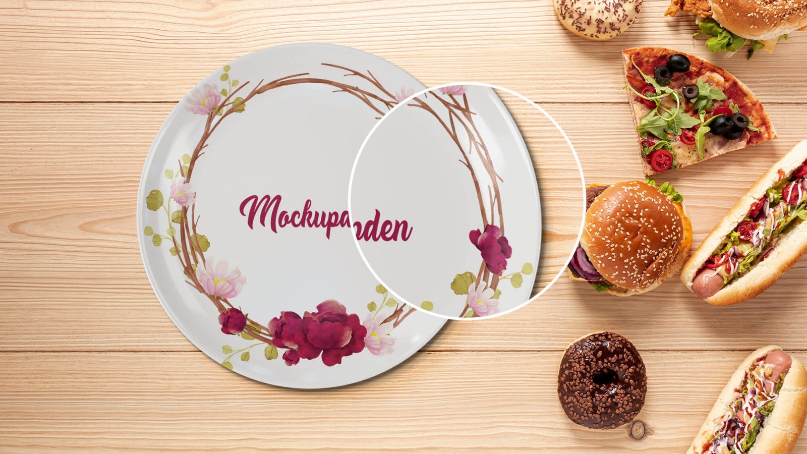 Free Dish Mockup PSD Template - Mockup Den
