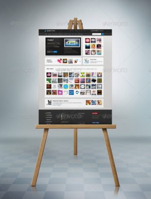 32+ Free Easel Mockup PSD & Vector Design Template